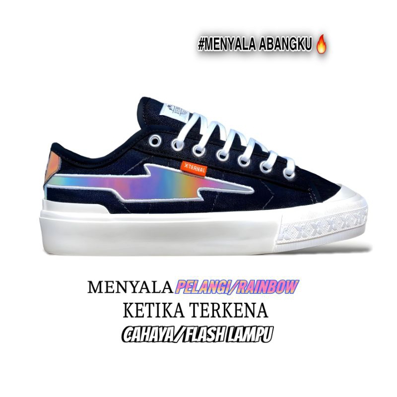 Jual XternalStepSure - Sepatu Unisex Sneakers Bisa Menyala Mitterns ...