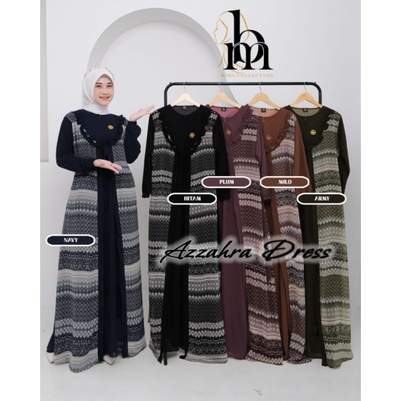 Jual AZZAHRA DRESS BY BIMA COLLECTION | Shopee Indonesia