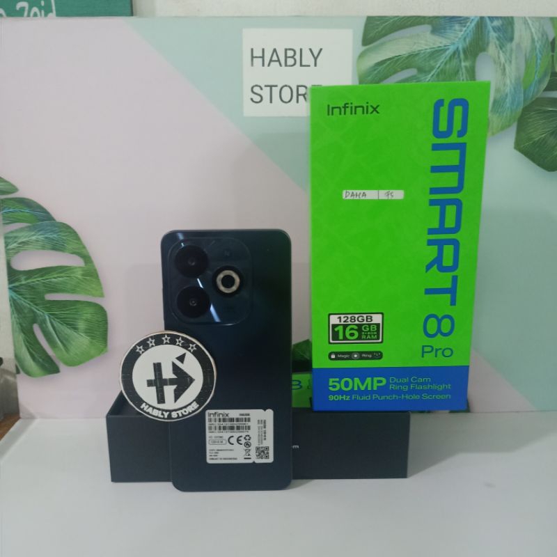 Jual INFINIX SMART 8 PRO 8/128 GB SECOND FULLSET | Shopee Indonesia