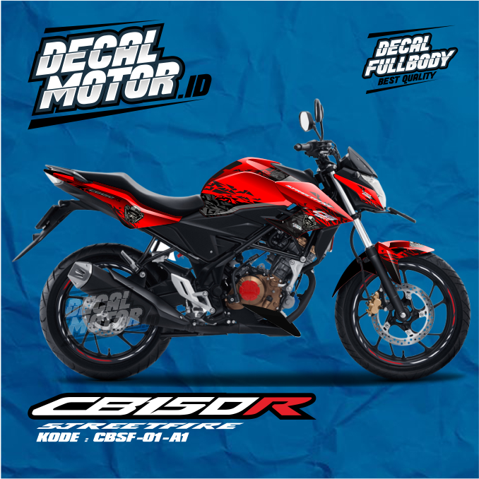 Jual Stiker Decal fullbody Variasi CB150R Old 2013 Sticker Custom motif ...