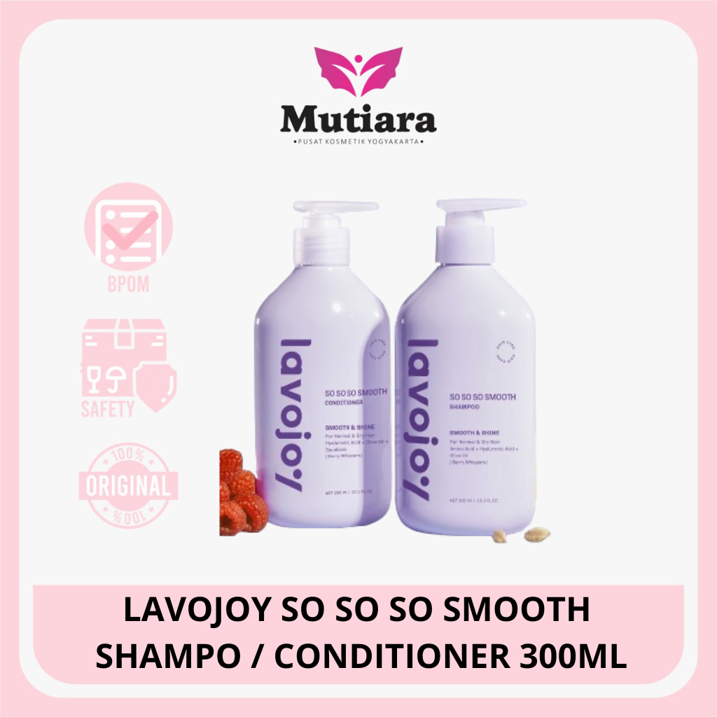 Jual LAVOJOY SO SO SO SMOOTH SHAMPO / CONDITIONER 300ML | Shopee Indonesia