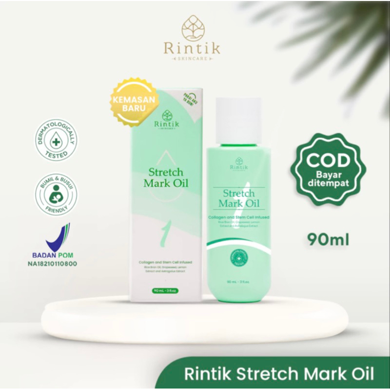 Jual Rintik Skincare / Stretch Mark Selulit Oil - 90 ml | Shopee Indonesia