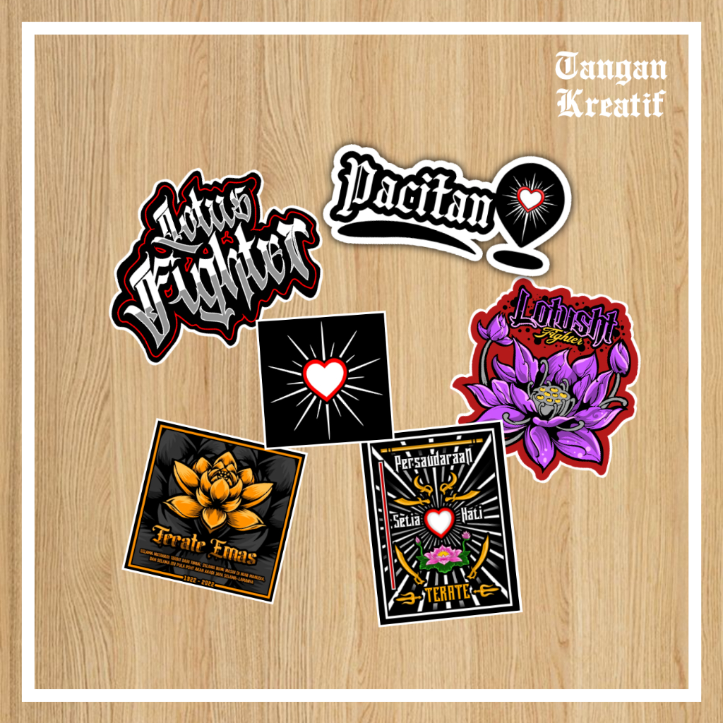 Jual Stiker psht sudah cutting pola sticker pack psht pacitan | Shopee ...