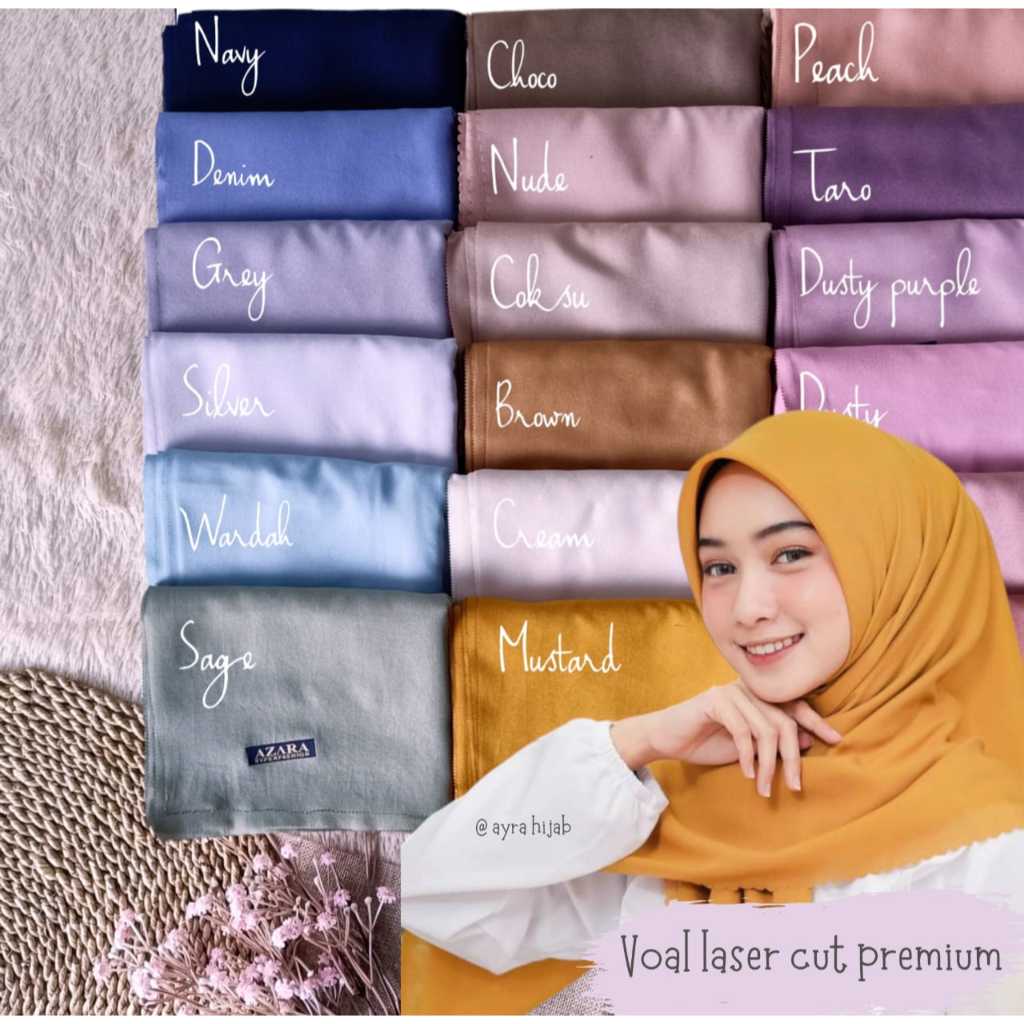 Jual JILBAB VOAL POLOS PREMIUM LASER CUT /JILBAB SEGI EMPAT VOAL MIRACLE POLOS/HIJAB SEGI EMPAT ...