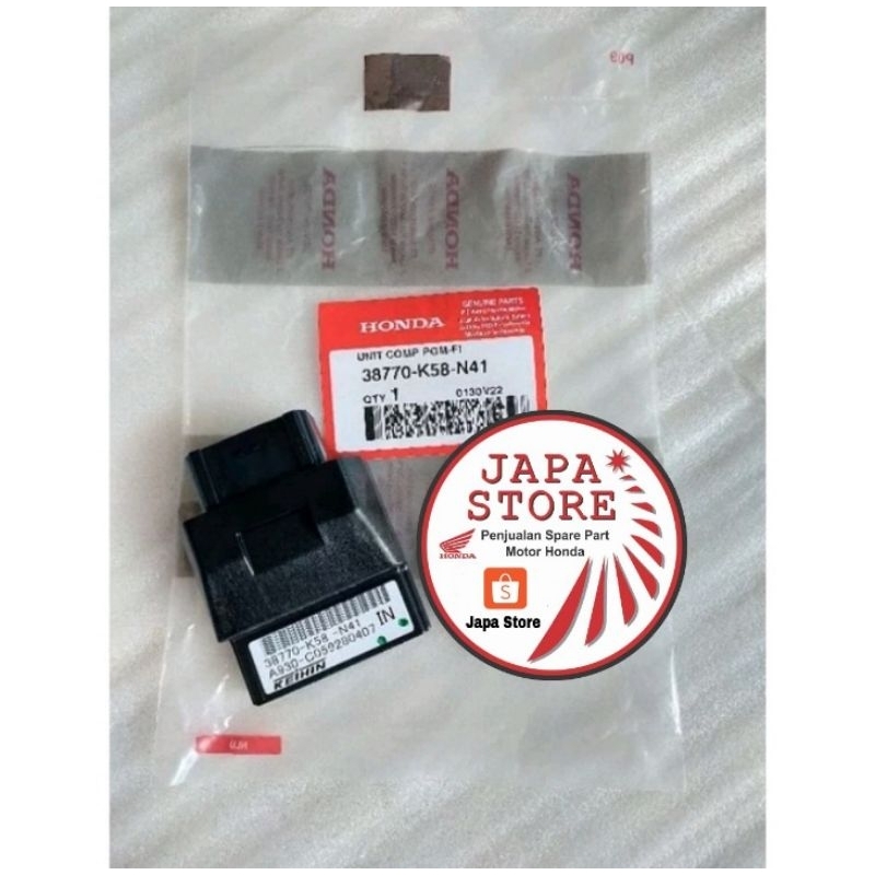 Jual 38770K58N41 ECM ECU Unit Comp PGM FI Revo Injeksi ECM REVO INJEKSI ...