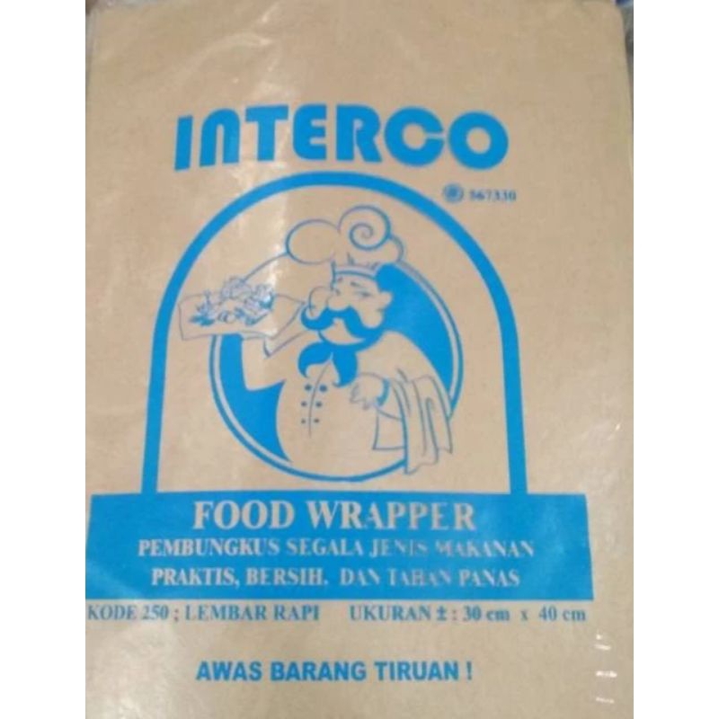 Jual KERTAS NASI/PEMBUNGKUS NASI /1 Pack isi 250 Lembar | Shopee Indonesia
