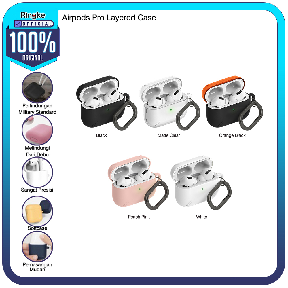 Jual Ringke Airpods Pro Layered Case Anti Banting Crack Hardcase ...