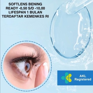 Jual J56 Softlens Bening Bulanan / Softlens Clear / Softlens Putih ...