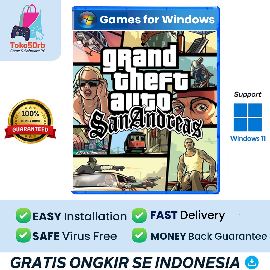 Jual GTA San Andreas For PC Full Version | Shopee Indonesia