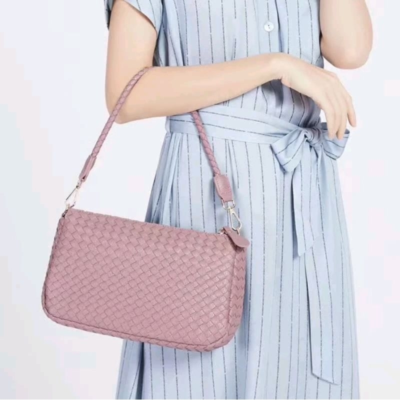 Jual JC Anyam Slingbag Shoulder Bag [102] | Shopee Indonesia