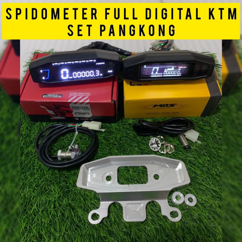 Jual Spidometer Spido Speedometer KTM Digital Magnet Sensor Set Pangkon ...