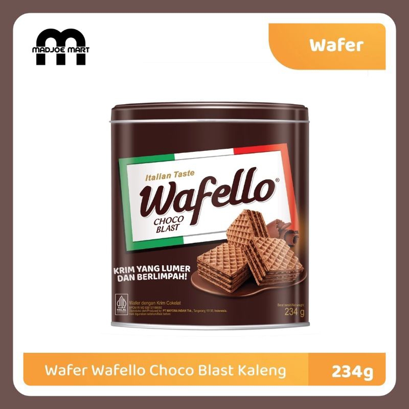 Jual Wafer Wafello Choco Blast Kaleng 234g | Shopee Indonesia