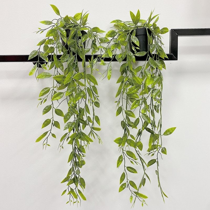 Jual DAUN JUNTAI TANAMAN ARTIFICIAL SET POT DEKORASI DINDING ...