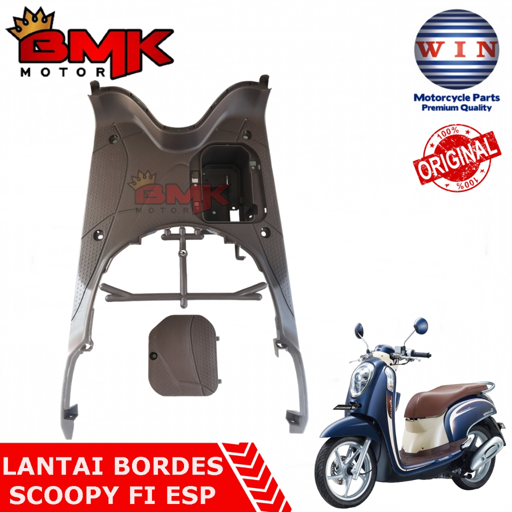 Jual Win Lantai Bordes Dek Kaki Pijakan Kaki Atas Scoopy Fi Esp K16A Coklat Stater Halus + Tutup ...