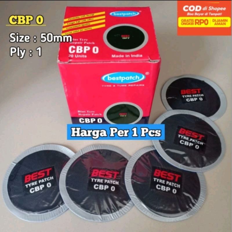 Jual CBP O - Bestpatch Tambal Ban Luar Tyre Patch - Bestpatch - Ukuran ...