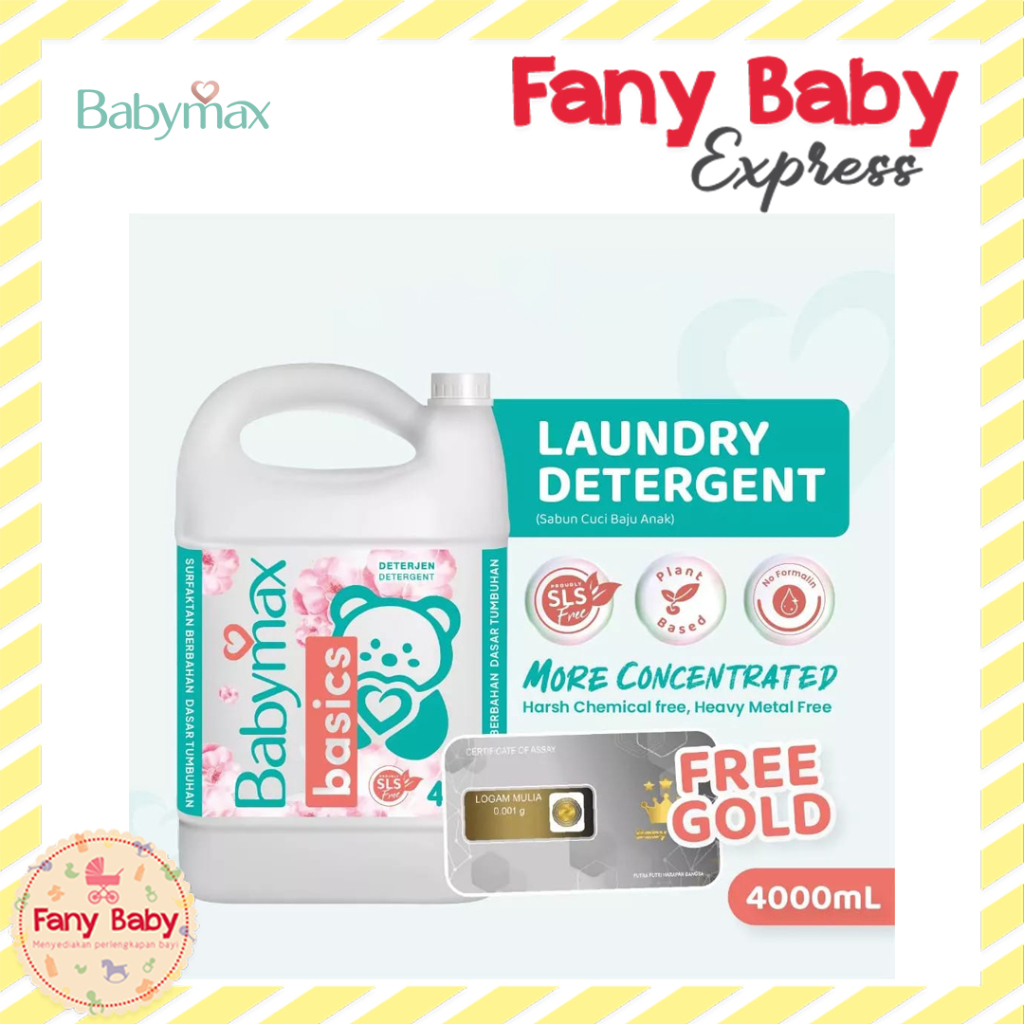 Jual BABYMAX BASICS DETERGENT JERIGEN 4 LITER | Shopee Indonesia