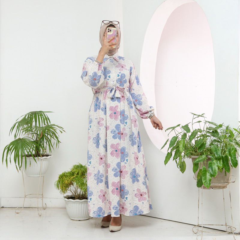 Jual Rabela Maxi / GAMIS BUNGA PREMIUM CRINKLE MOTIF / GAMIS ZOYA BUNGA ...