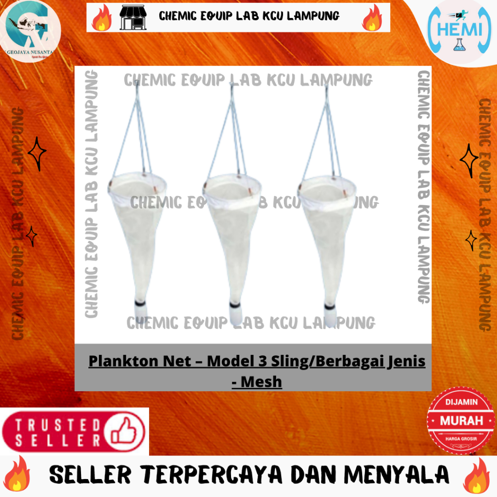 Jual Plankton Net – Model 3 Sling/Berbagai Jenis - Mesh dan Mikron ...