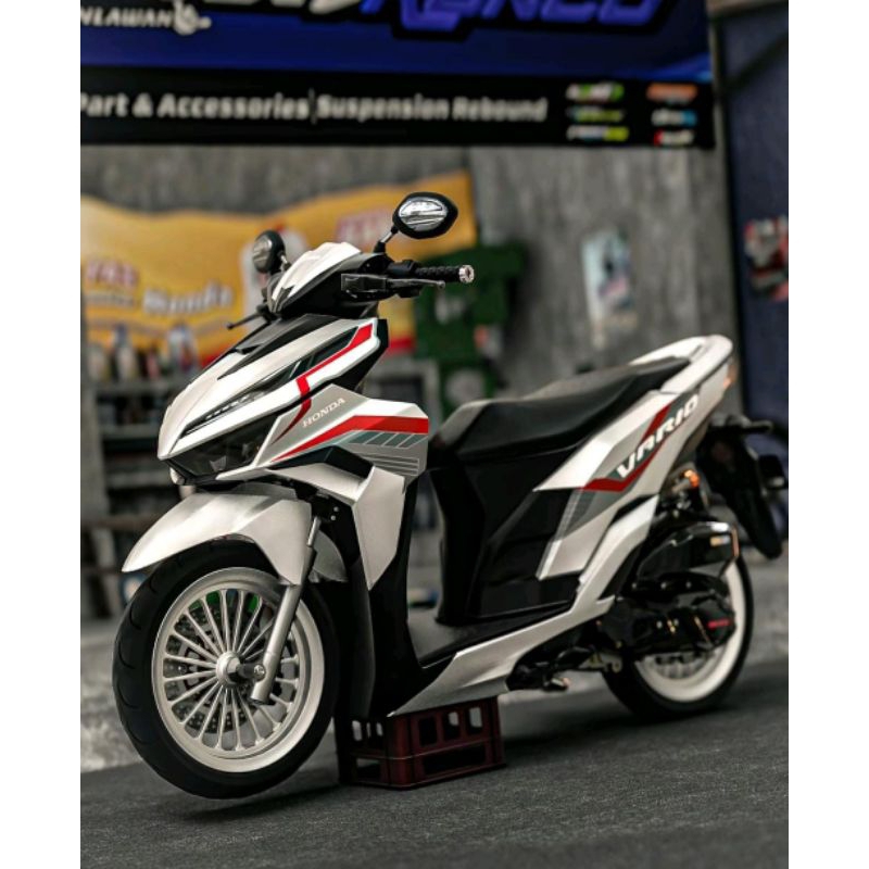 Jual STRIPING STICKER MOTOR TRANSPARAN VARIO NEW 125 GEN 2 CUSTOME ...