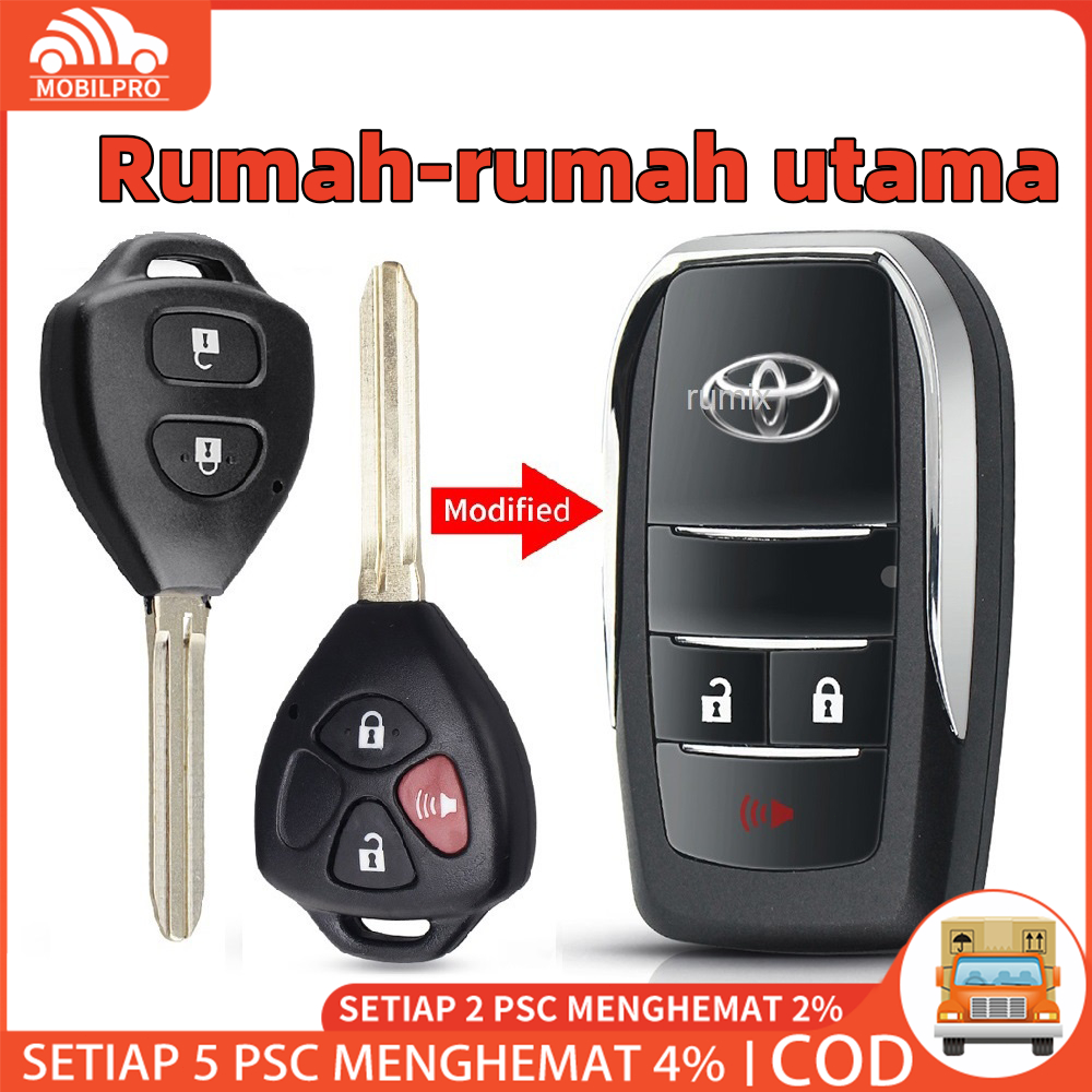 Jual Toyota Casing Kunci Case Remot Model Lipat Innova Yaris Vios Altis ...