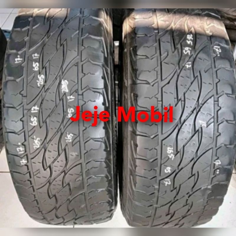 Jual Ban Mobil Copotan Ring 17 Ukuran 265/65 R17 Merek Bridgestone Dueler A/t Second Tubless ...
