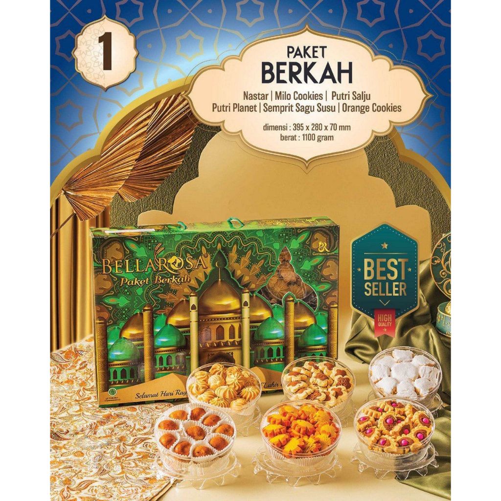 Jual Hampers Lebaran Kue Bellarosa Royal Prioritas Dream Cokelat Peket ...