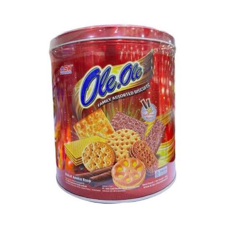Jual Oleole Aneka Biskuit Kaleng 250gr Hampers Lebaran Murah | Shopee ...