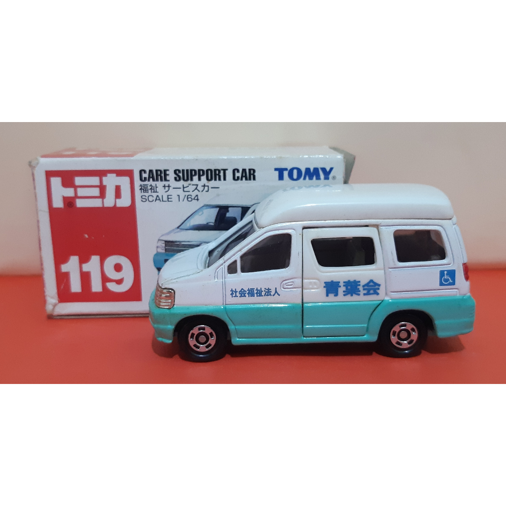 Jual Tomy Biru Tomica 119 Nissan Elgrand Care Support Car #1 | Shopee Indonesia