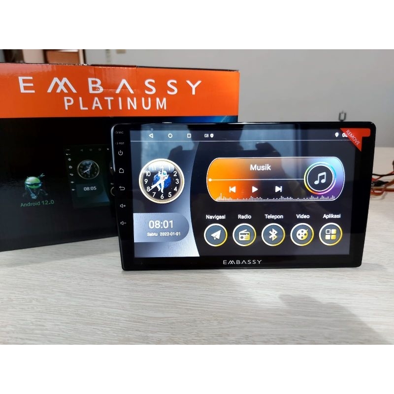 Jual Head Unit Android 9 inch in " EMBASSY PLATINUM NEPTUNUS Apple ...