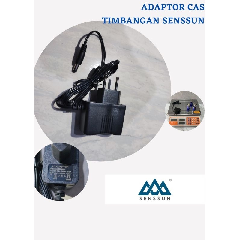 Jual adaptor cas timbangan digital senssun 30 kg | Shopee Indonesia