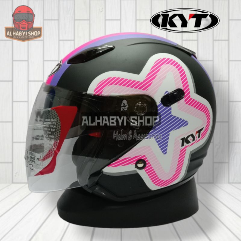 Jual Helm Half Face KYT Dj Maxi Seri #5 | Helm KYT Half Face Dj Maxi ...