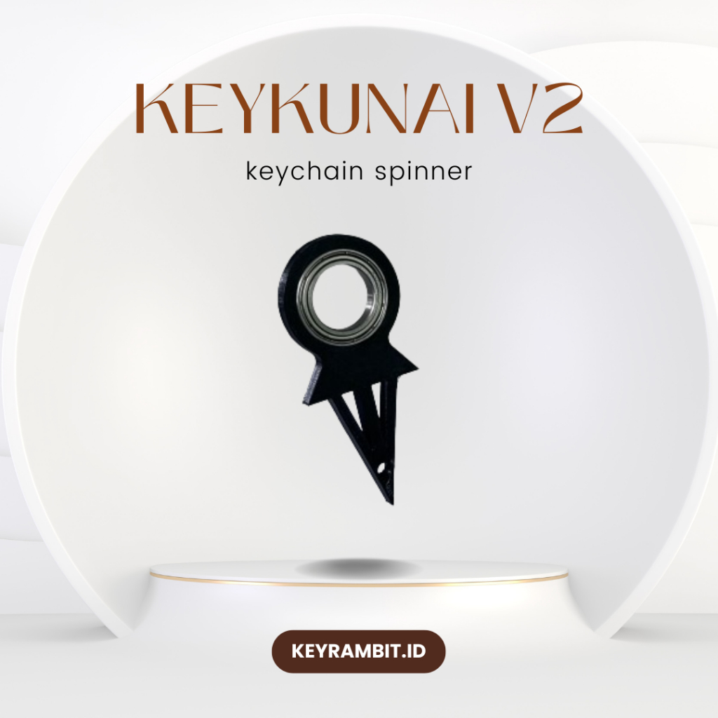Jual KEYRAMBIT Keychain Spinner "KEYKUNAI v2" | Shopee Indonesia