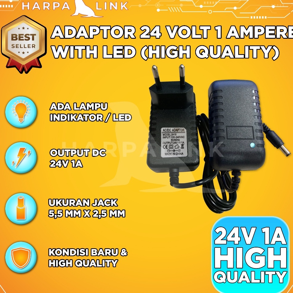 Jual SPESIAL AWAL TAHUN Adaptor 24V 1A LED Power Supply 24V 1A Adapter 24v 1a EU Plug Jack 55 mm ...