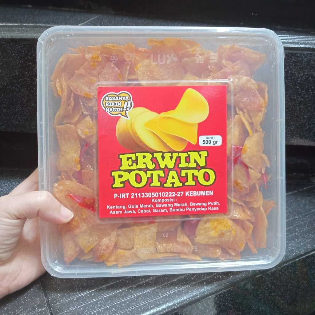 Jual READY CIKARANG 27 SEP 2025 - ERWIN POTATO SNAK KENTANG KARTIKA ...