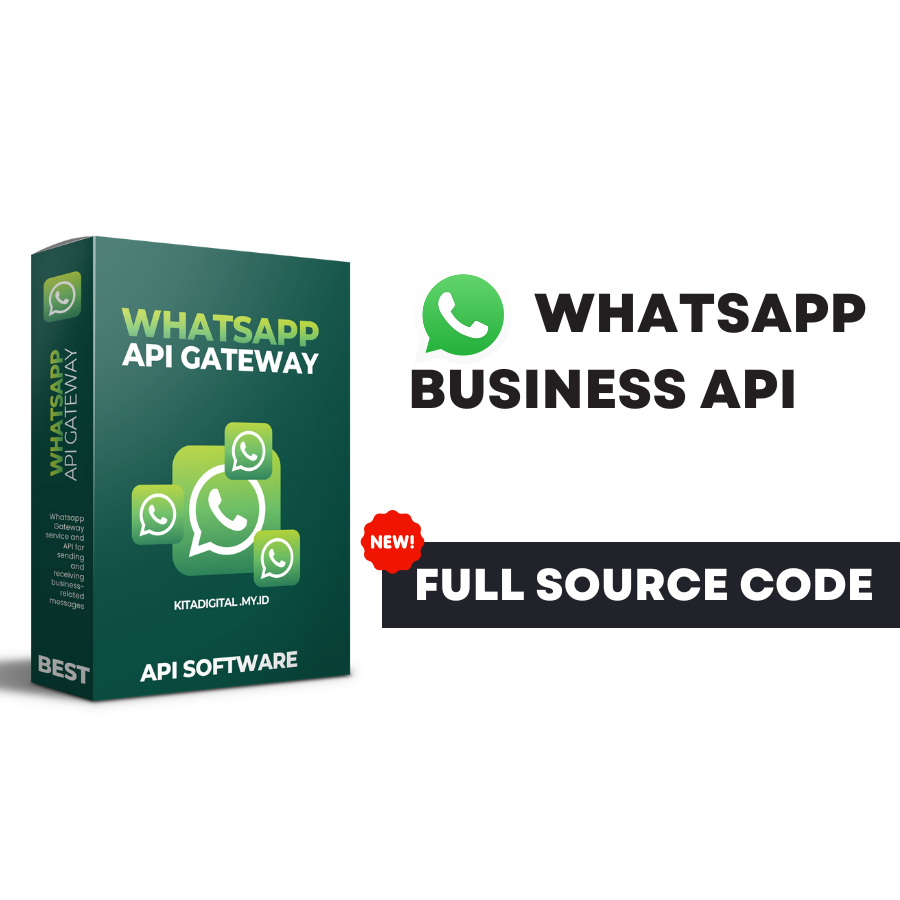 Jual Whatsapp Business API Full Source Code - Laravel 9 & Node JS | Shopee Indonesia
