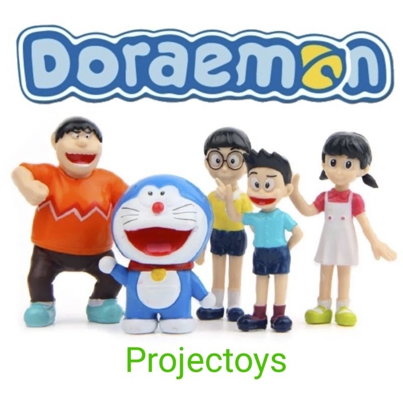 Jual Doraemon Stand by Me Action Figure set 5 pieces | Shopee Indonesia