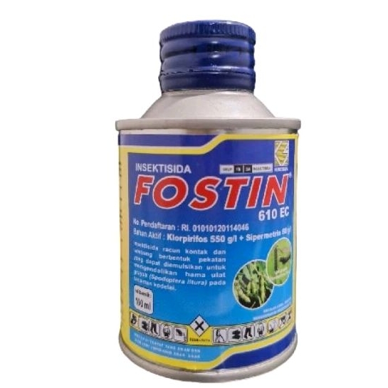 Jual Fostin 610 EC 100ml Insektisida Pembasmi Hama Ulat Grayak | Shopee ...