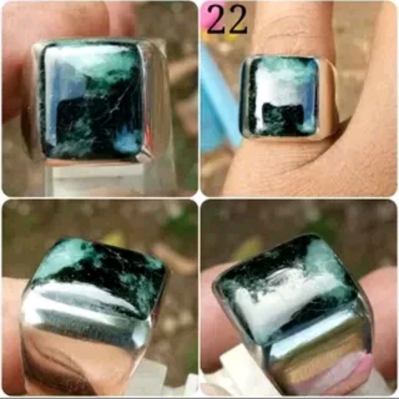 Jual Natural Giok Birma Model Kotak - Natural Untreated Jadeite Jade ...