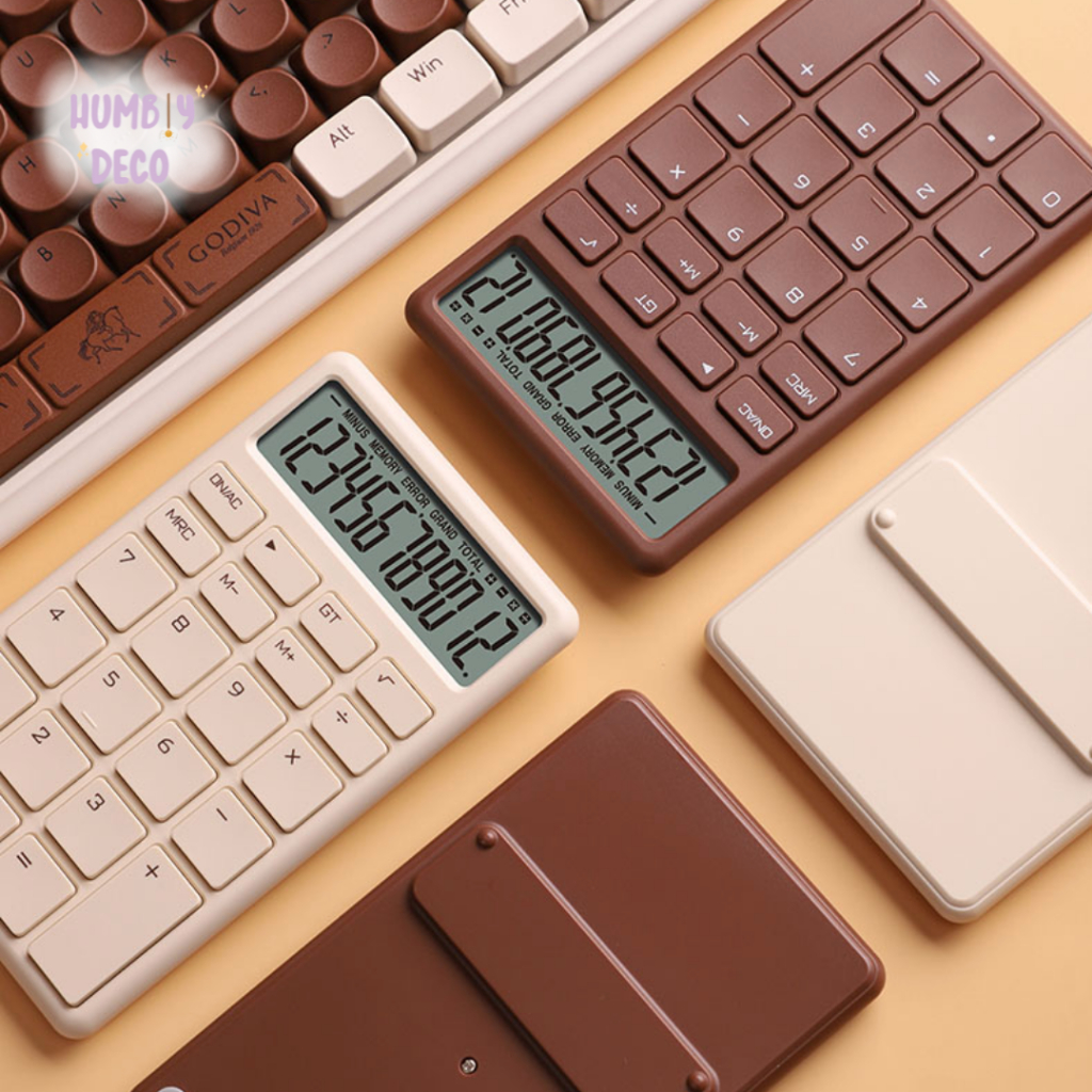 Jual Humbly Deco - Korean Aesthetic Digital Chocolate Calculator ...