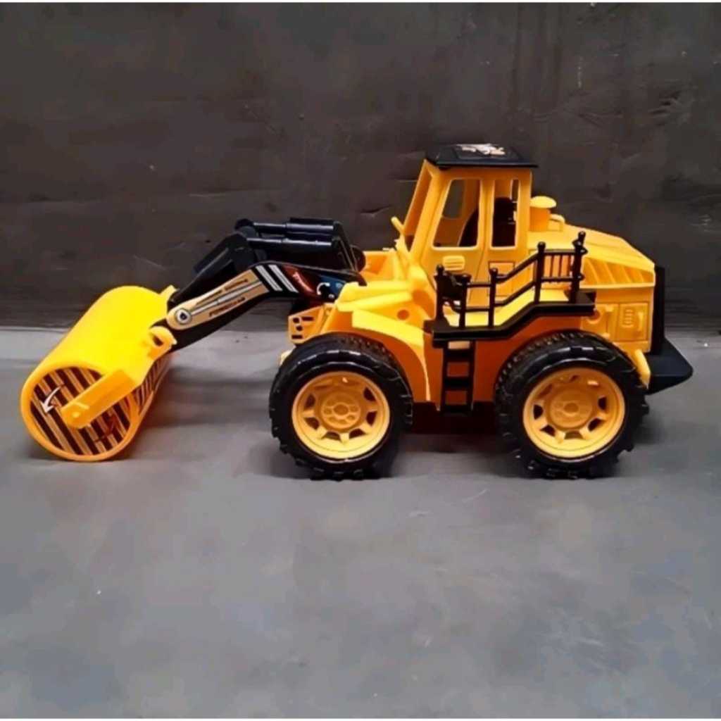 Jual MAINAN TRUK SLENDER ROLLER ASPAL MINIATUR TRUK TRAKTOR BULDOZER ...