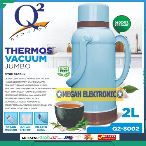 Jual Termos Air Panas 2 Liter Jumbo Vacuum Flask Dingin 2 L Thermos ...