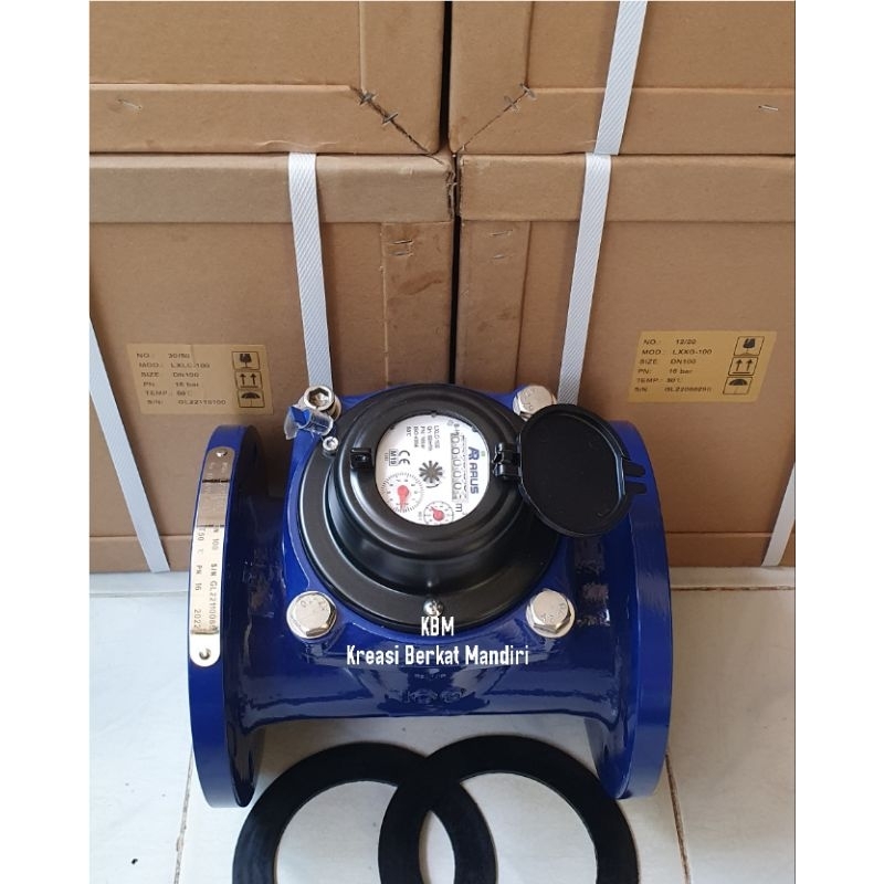 Jual METERAN AIR 4" INCH LXLC-100 DN100 MM ARUS | Shopee Indonesia