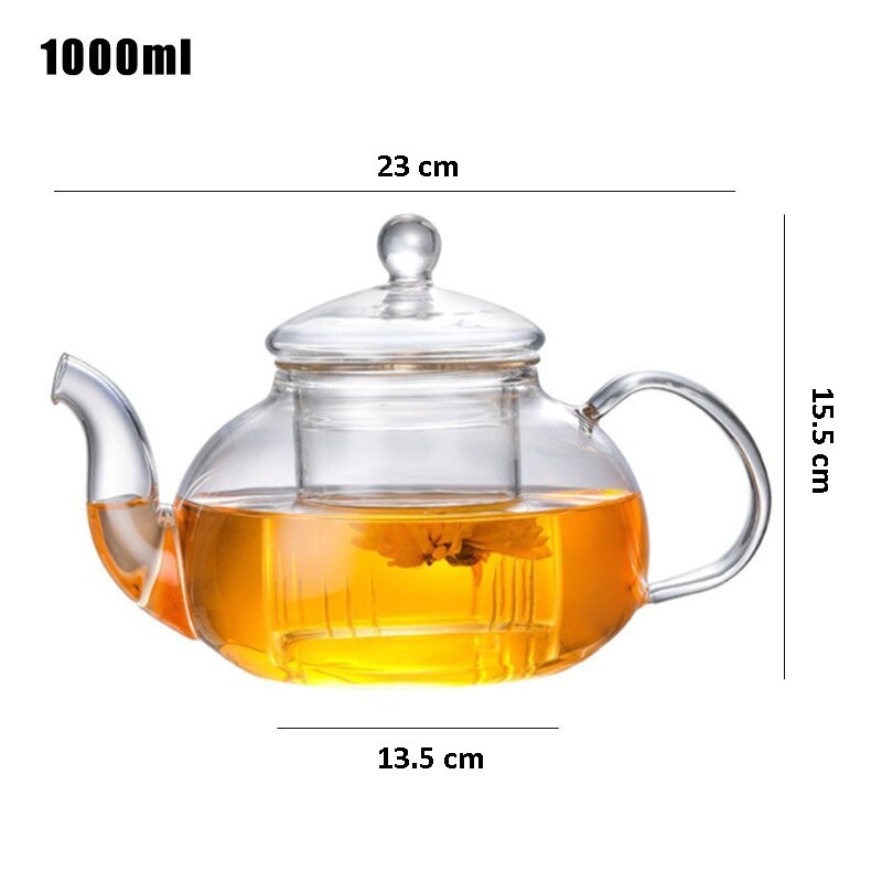 Jual Teko Kaca Saringan Teh Rempah Pitcher Glass Teapot Filter Infuser - Japanese 1000ml ...