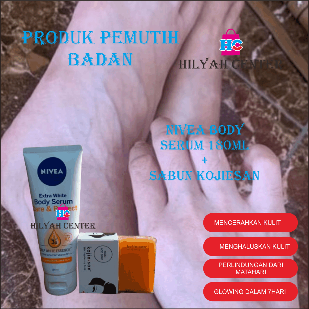Jual Paket sabun kojiesan | Nivea body serum 180G | Shopee Indonesia