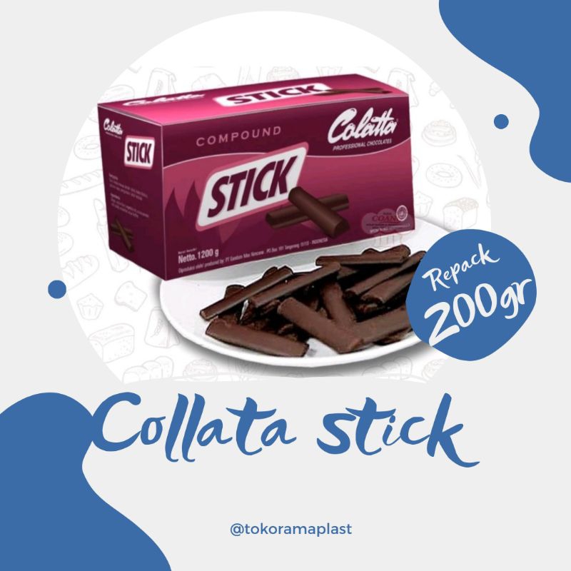 Jual Colatta Stick Repack 200gr / Compound stik / Colatta Stik / Coklat ...