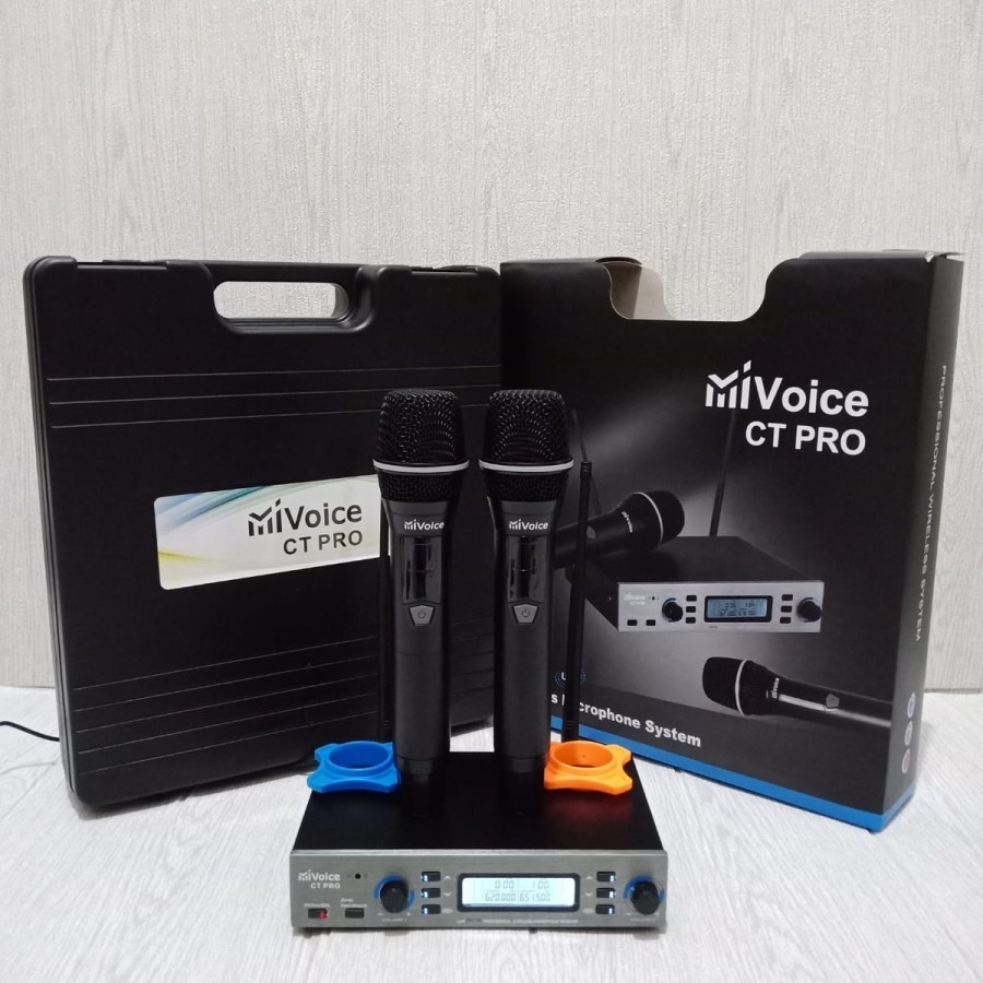 Jual MIC WIRELESS MiVoice CT PRO ADA ANTI FEEDBACK GARANSI MICROPHONE ...