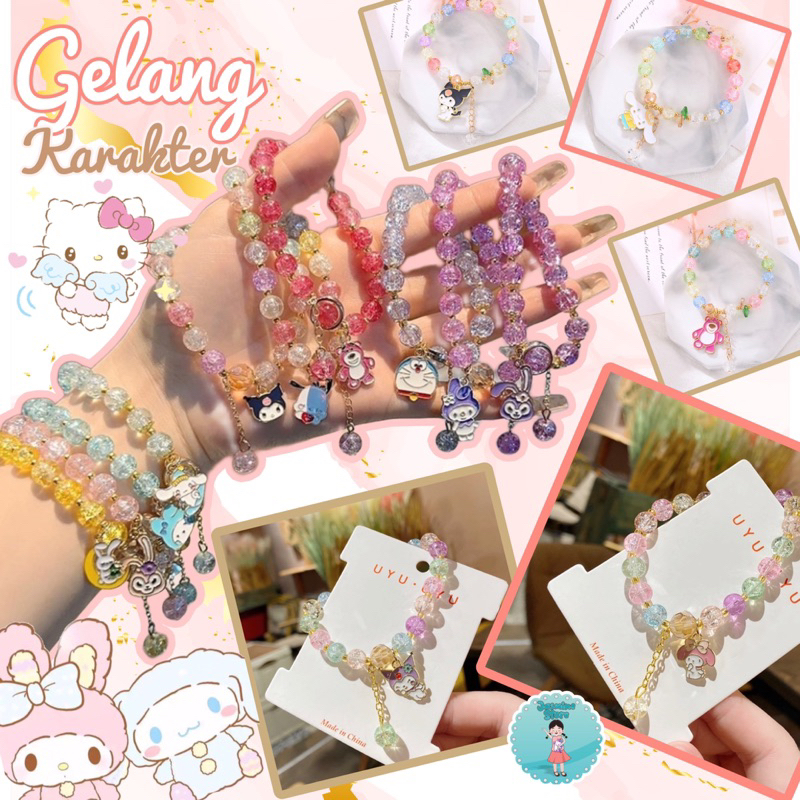 Jual Mainan gelang mutiara anak perempuan sanrio cinnamoroll stella ...