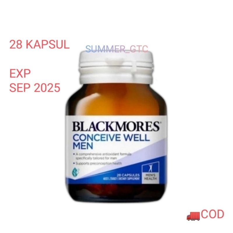 Jual blackmores conceive well men 28 kapsul | Shopee Indonesia