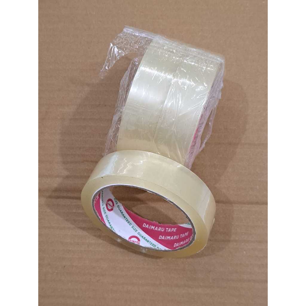 Jual Isolasi / Selotip / Lakban Kecil Daimaru Bening 1 Inch / 24 mm x 72 Yard ( Isolasi Bening 1 ...