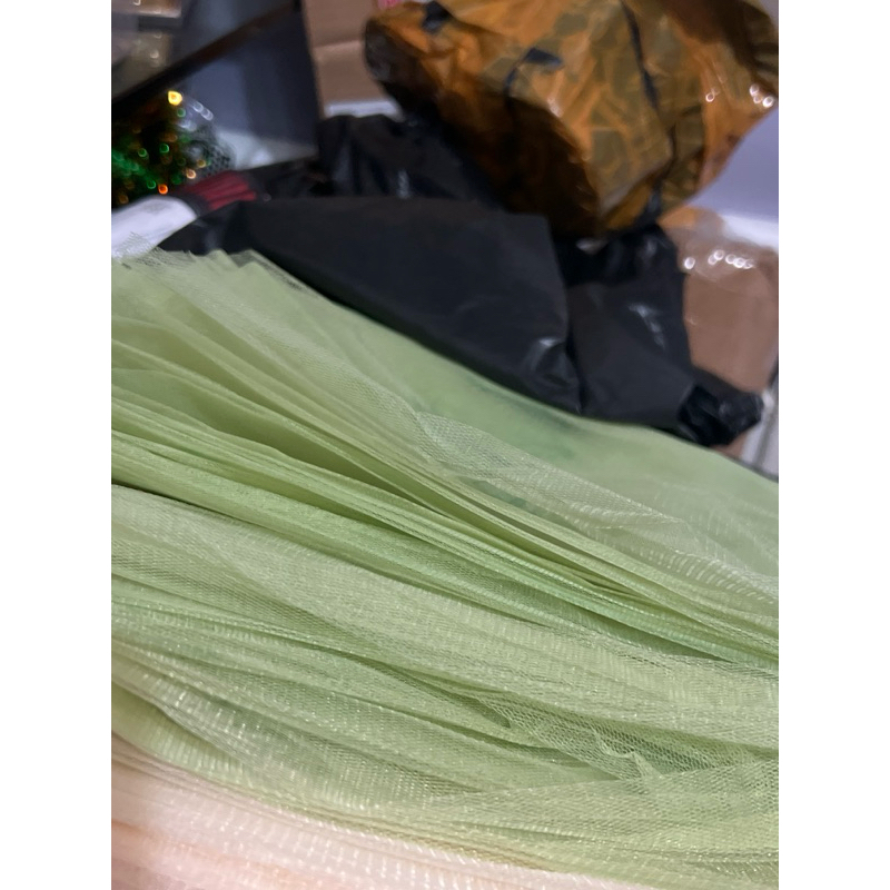 Jual Kain Tile / Kain Jaring / Kain Tille untuk Buket Hampers | Shopee ...